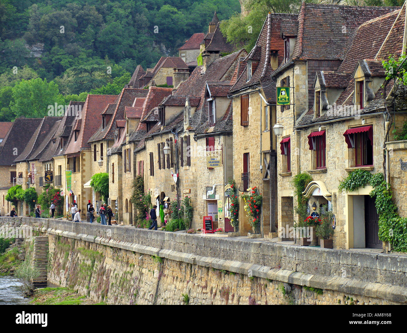 Traditional French buildings in Dordogne, France, Europe Stock Photo ...