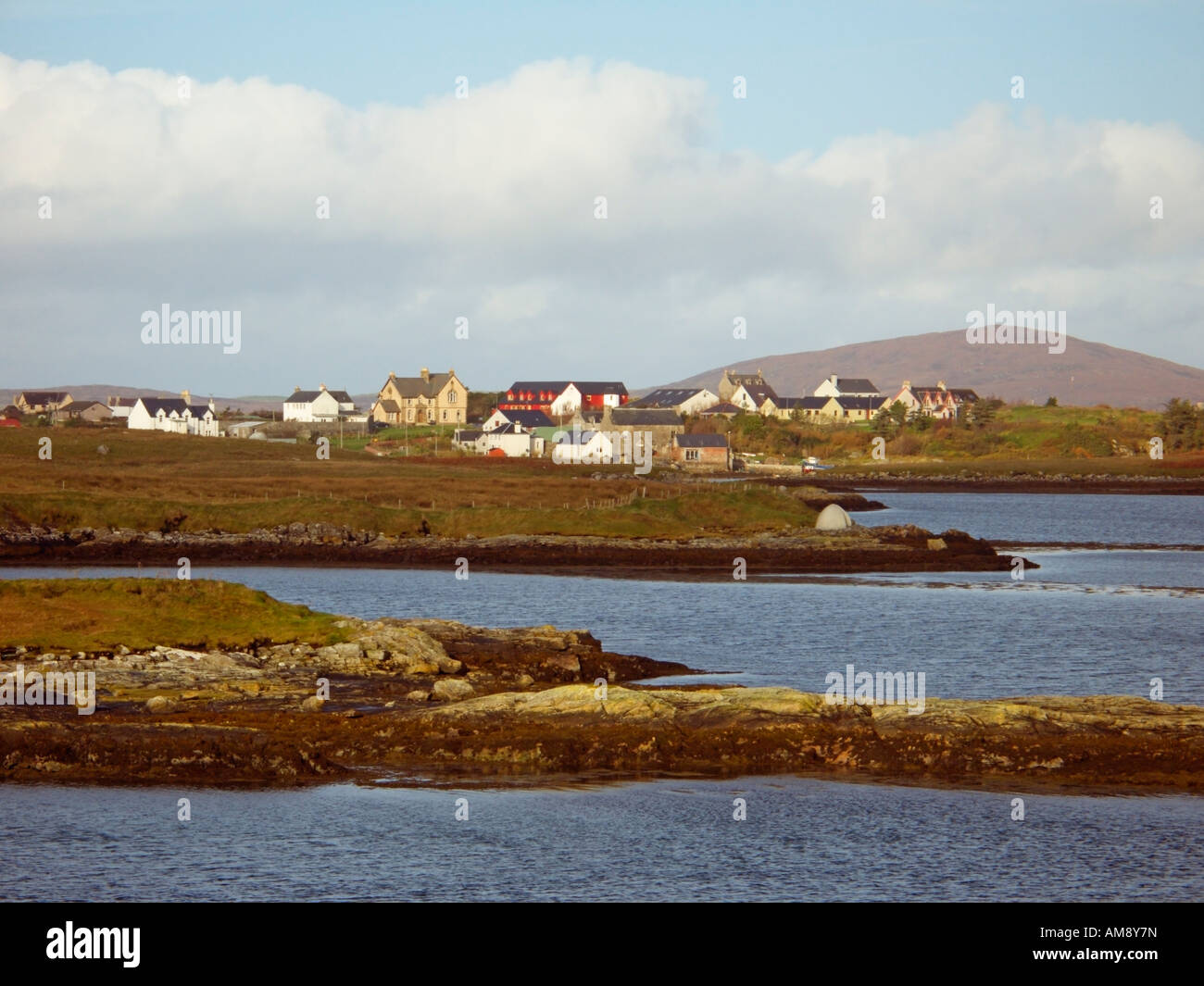 Lochmaddy Loch nam Madadh North Uist Outer Hebrides Western Isles ...