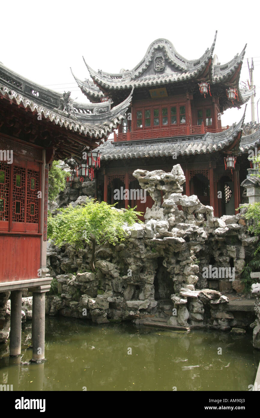 YuYuan Garden Old Town area of Shanghai China Classical Chinese garden ...