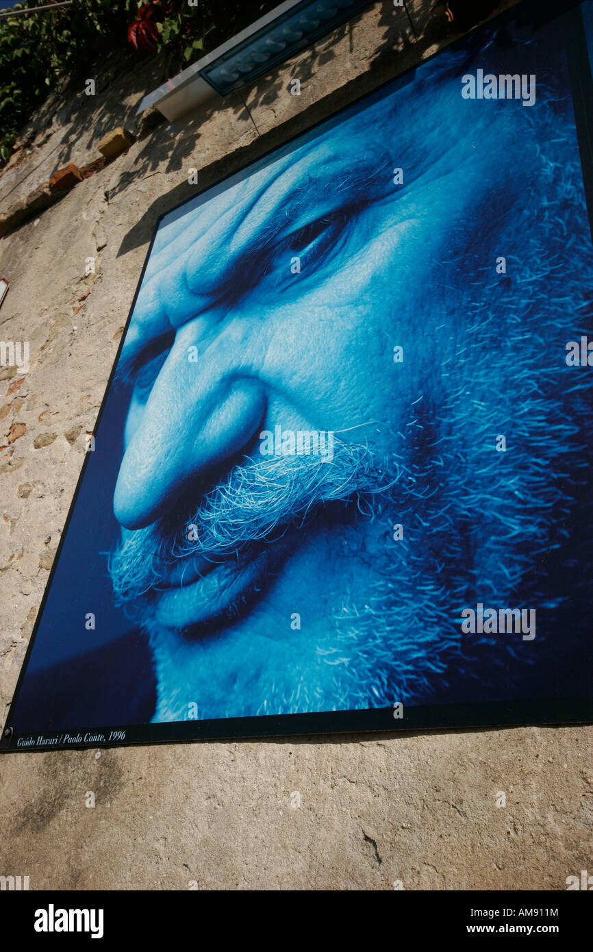 Portrait of the Italian singer Paolo Conte by the photographer Guido ...