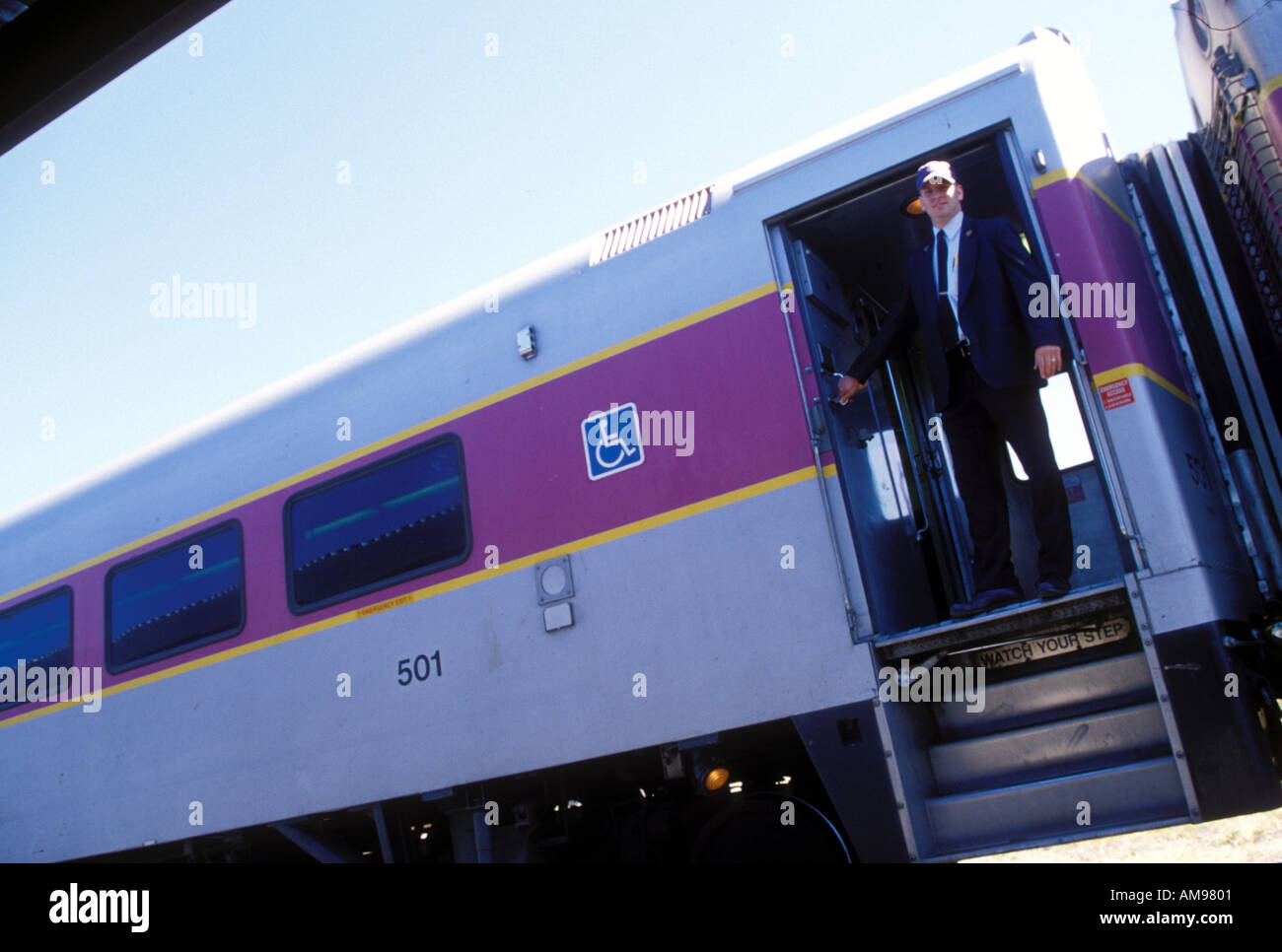 Passenger train conductor hi-res stock photography and images - Alamy