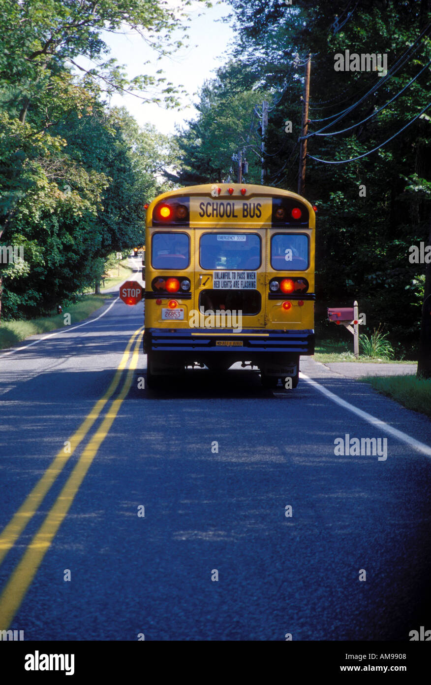 Schoolbus rural hi-res stock photography and images - Alamy