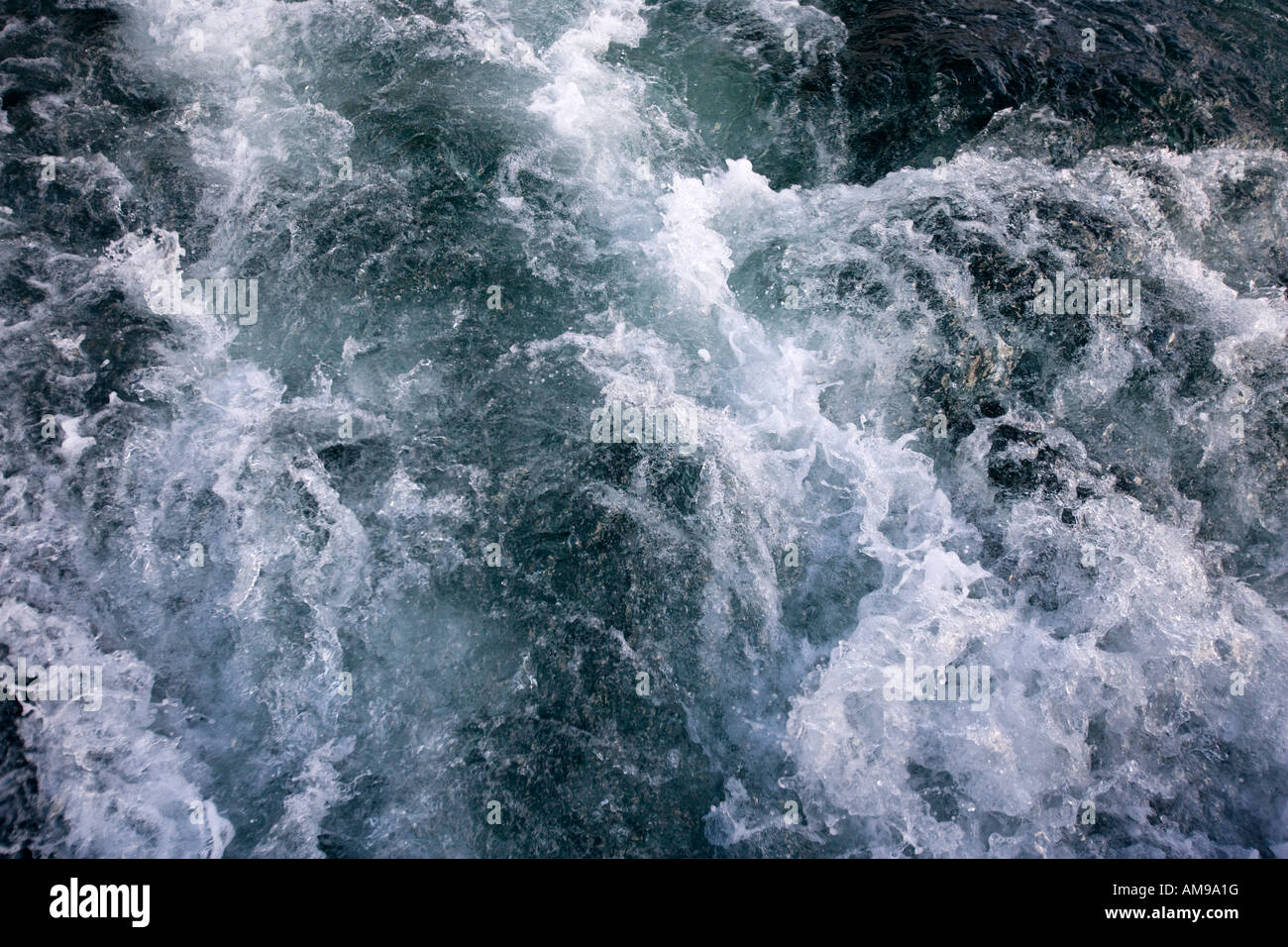 Churning Sea Water, Scotland Stock Photo - Alamy