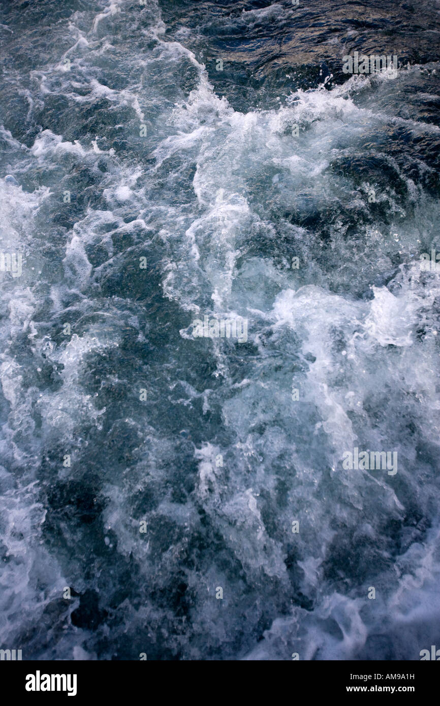 Churning Sea Water, Scotland Stock Photo - Alamy