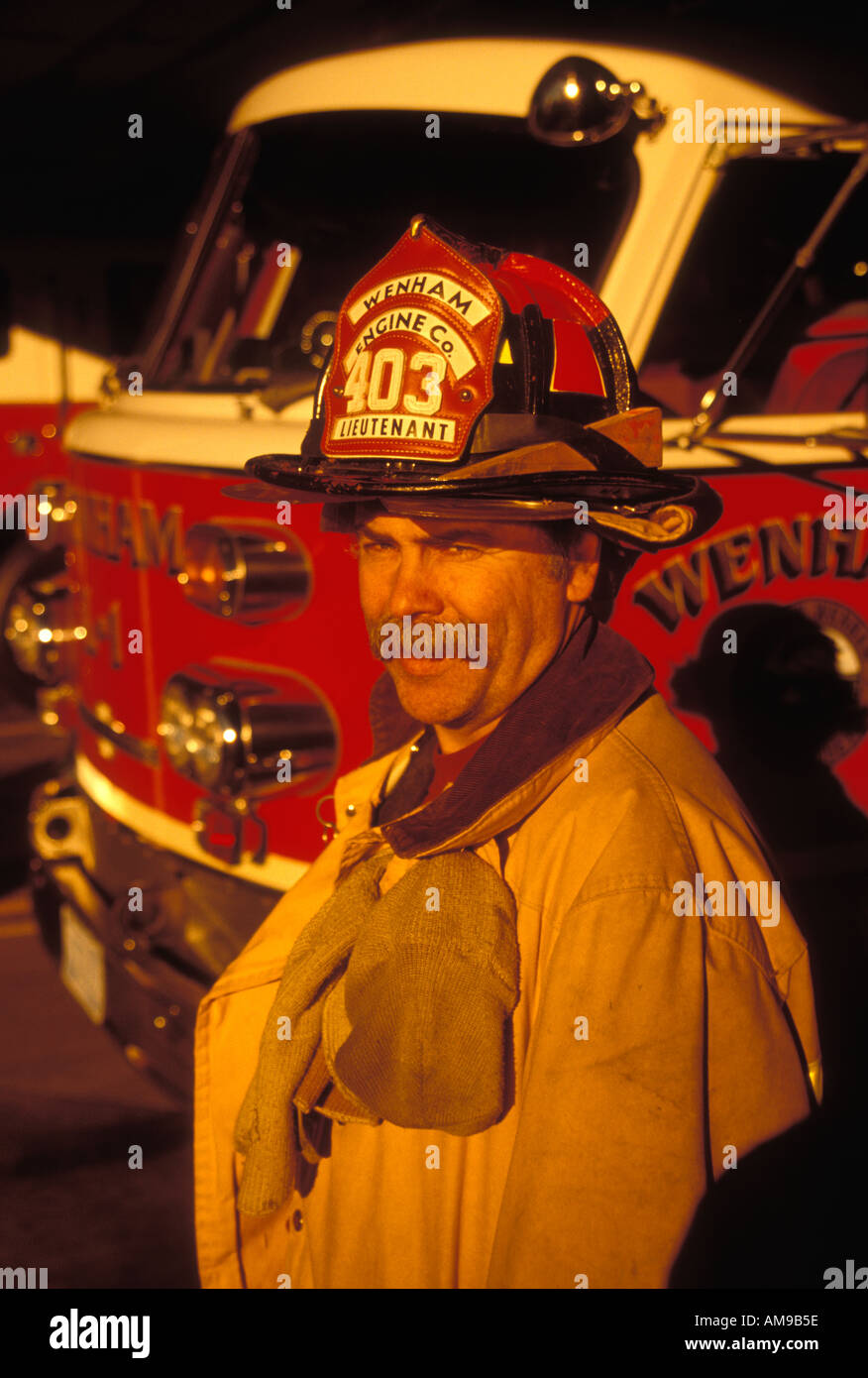 American fire station interior hi-res stock photography and images - Alamy