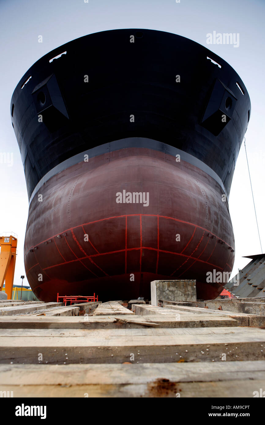 Ship's Bow in Ha Long Ship Yard, North Vietnam, Asia Stock Photo - Alamy
