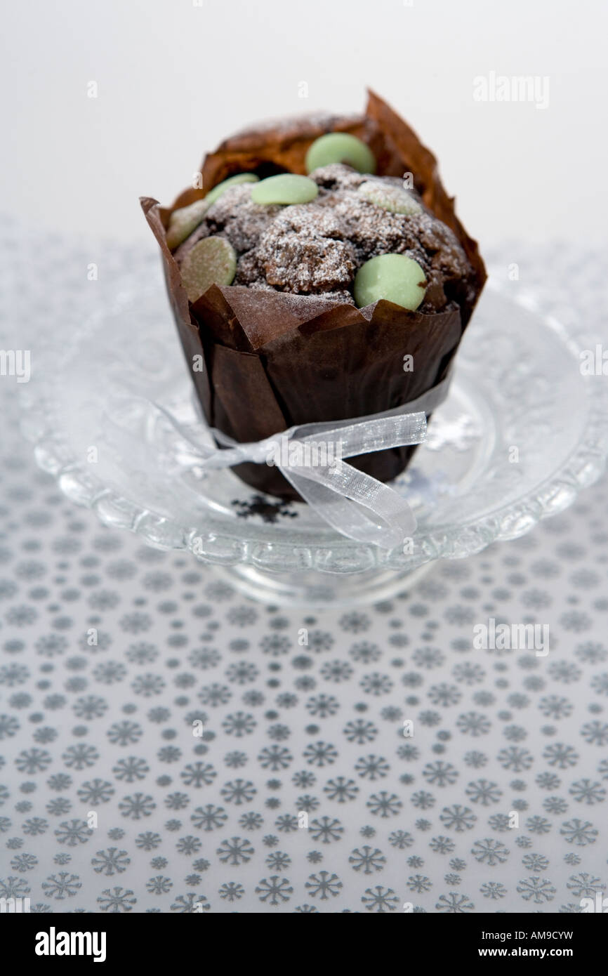 Luxury chocolate muffins Stock Photo - Alamy