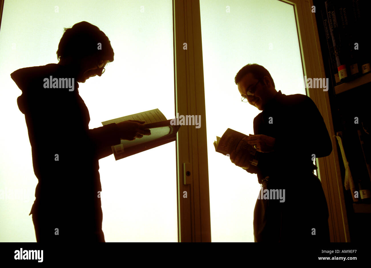 Studying in the library at University of Westminster Stock Photo - Alamy