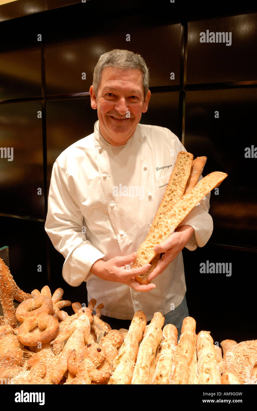 France, Paris, Desgranges Bakery, Mr Desgranges, Rue de Passy Stock ...