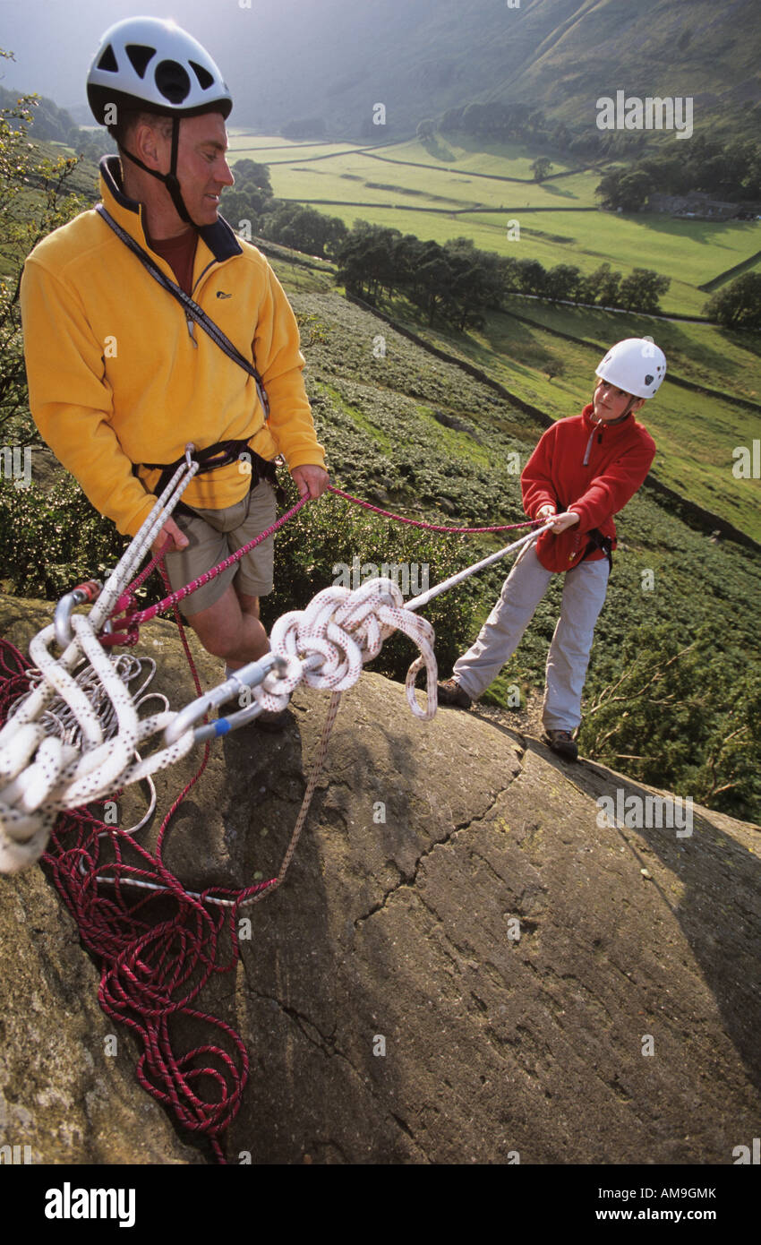 Abseiling lake district hi-res stock photography and images - Alamy