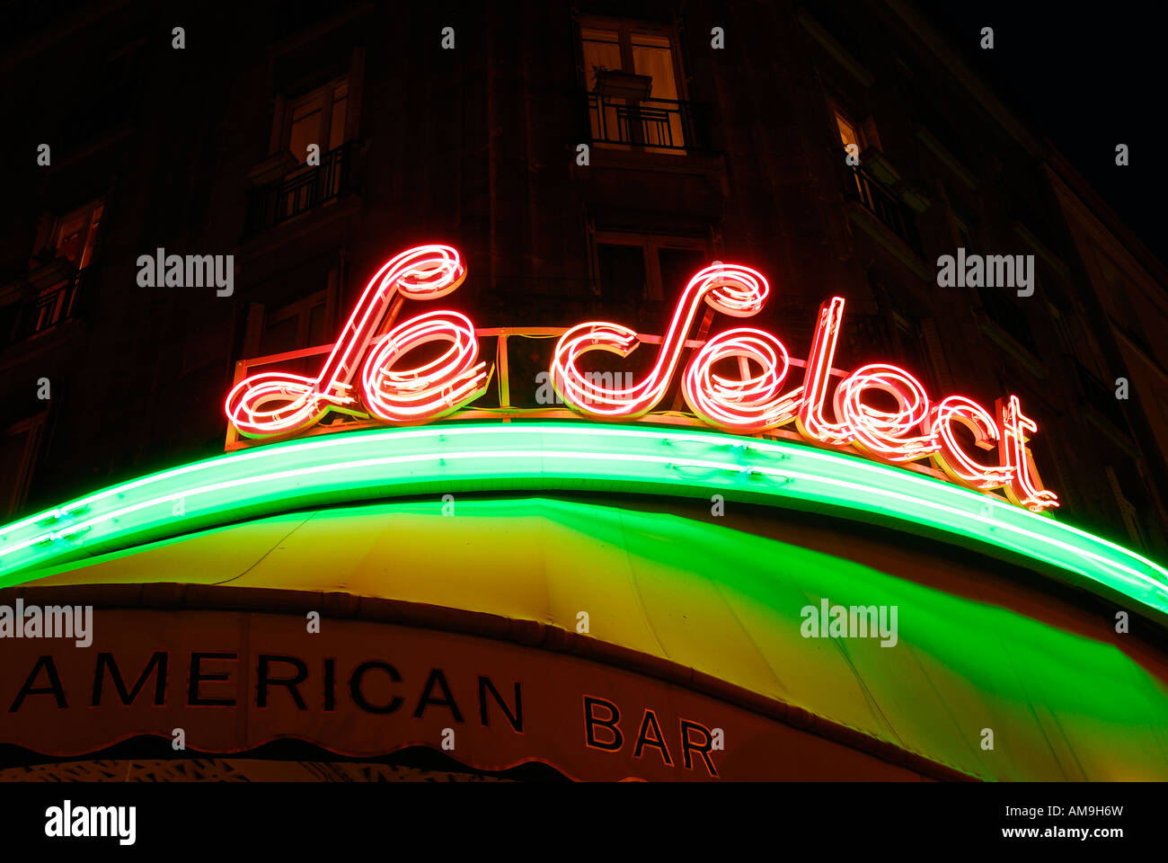 France, Paris, Montparnasse District, Le Select Restaurant Stock Photo ...