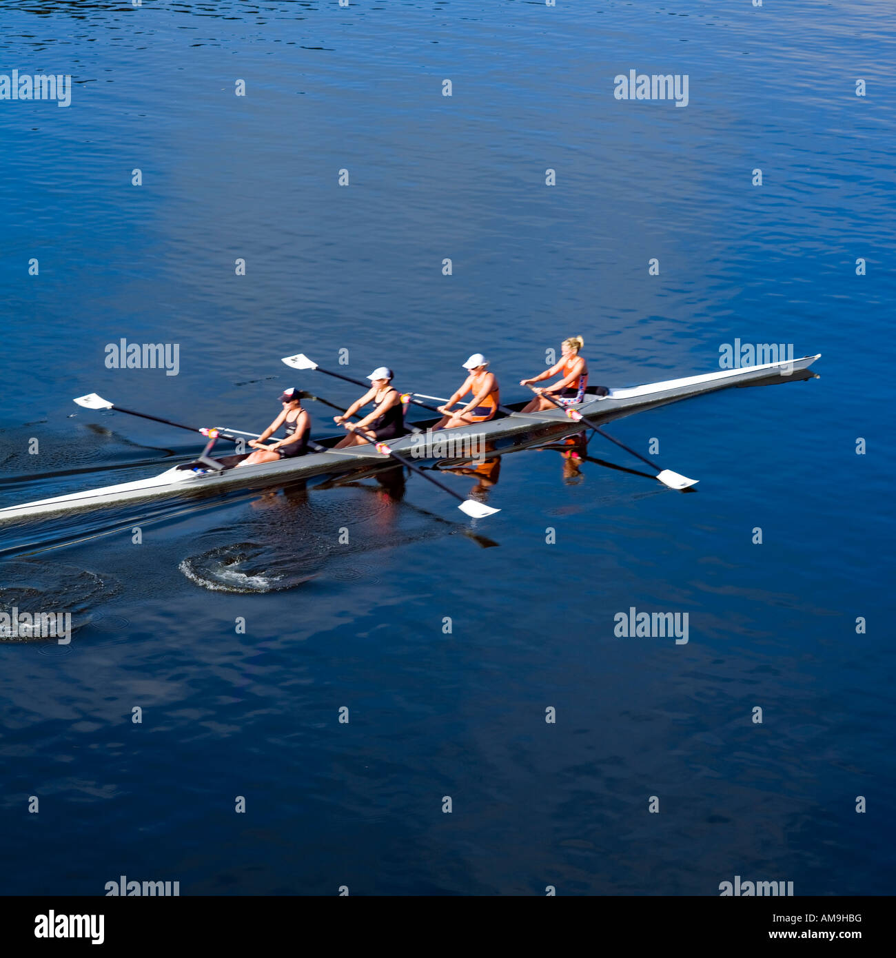 Group Women Rowers Boat High Resolution Stock Photography and Images ...
