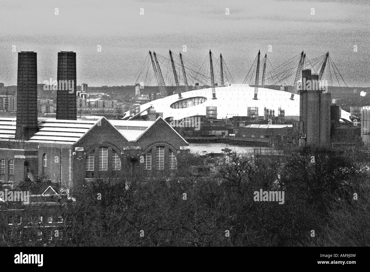 A view of the o2 building, formerly known as the Millennium Dome, and ...