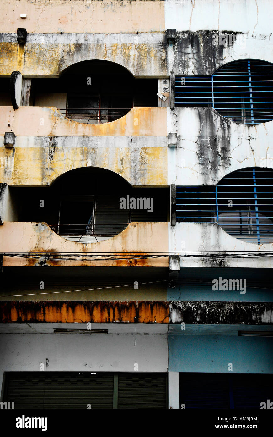 concrete building chiang mai thailand Stock Photo - Alamy