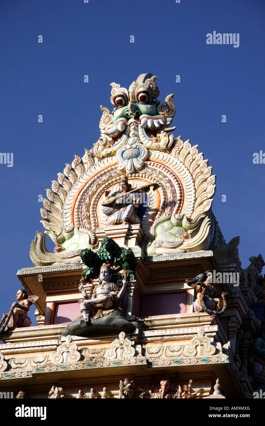 The tower of the Dodda Ganesha Temple in the Basavanagudi district of ...