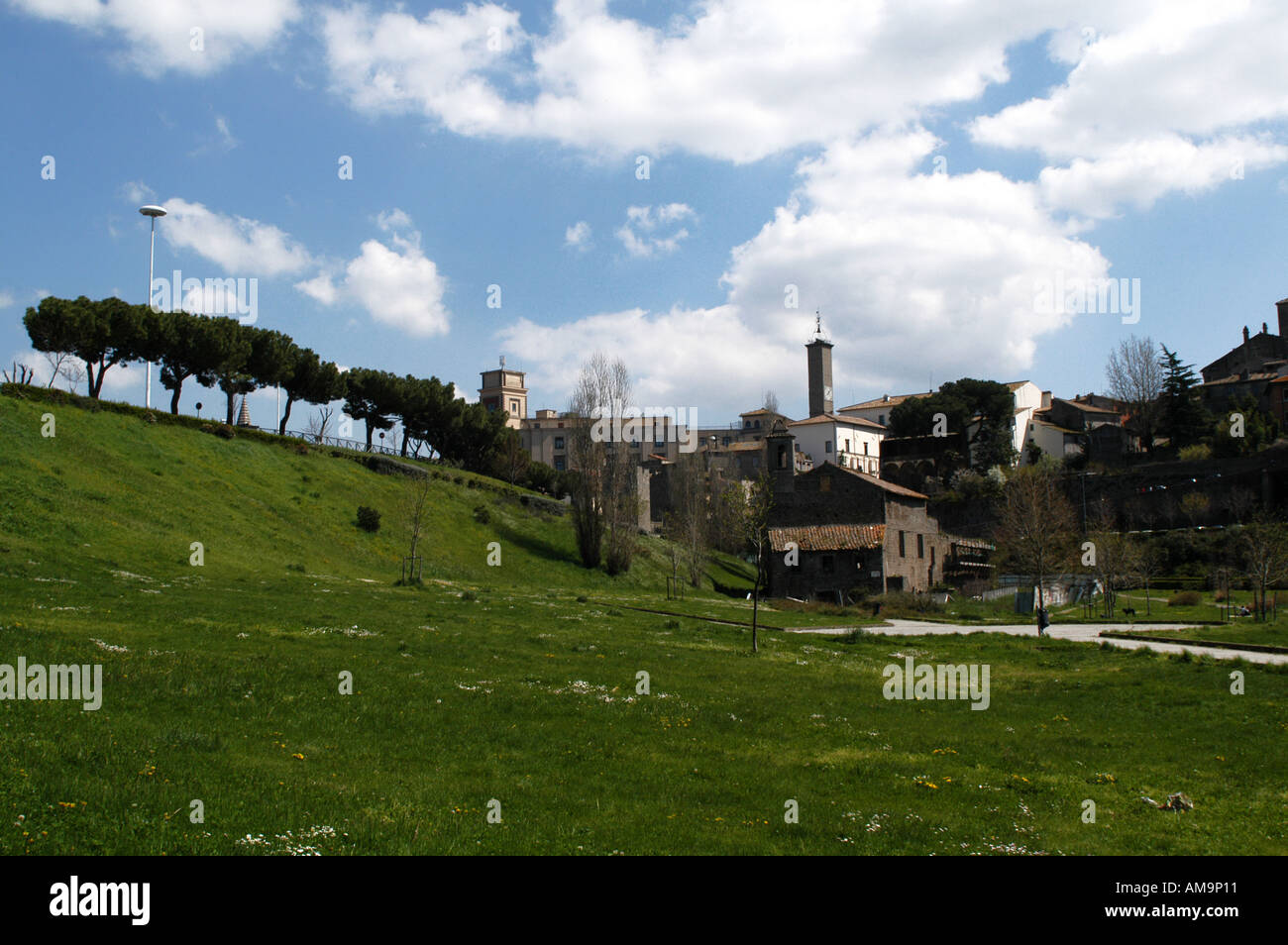 View of Viterbo from the garden of Valle Faul Stock Photo - Alamy