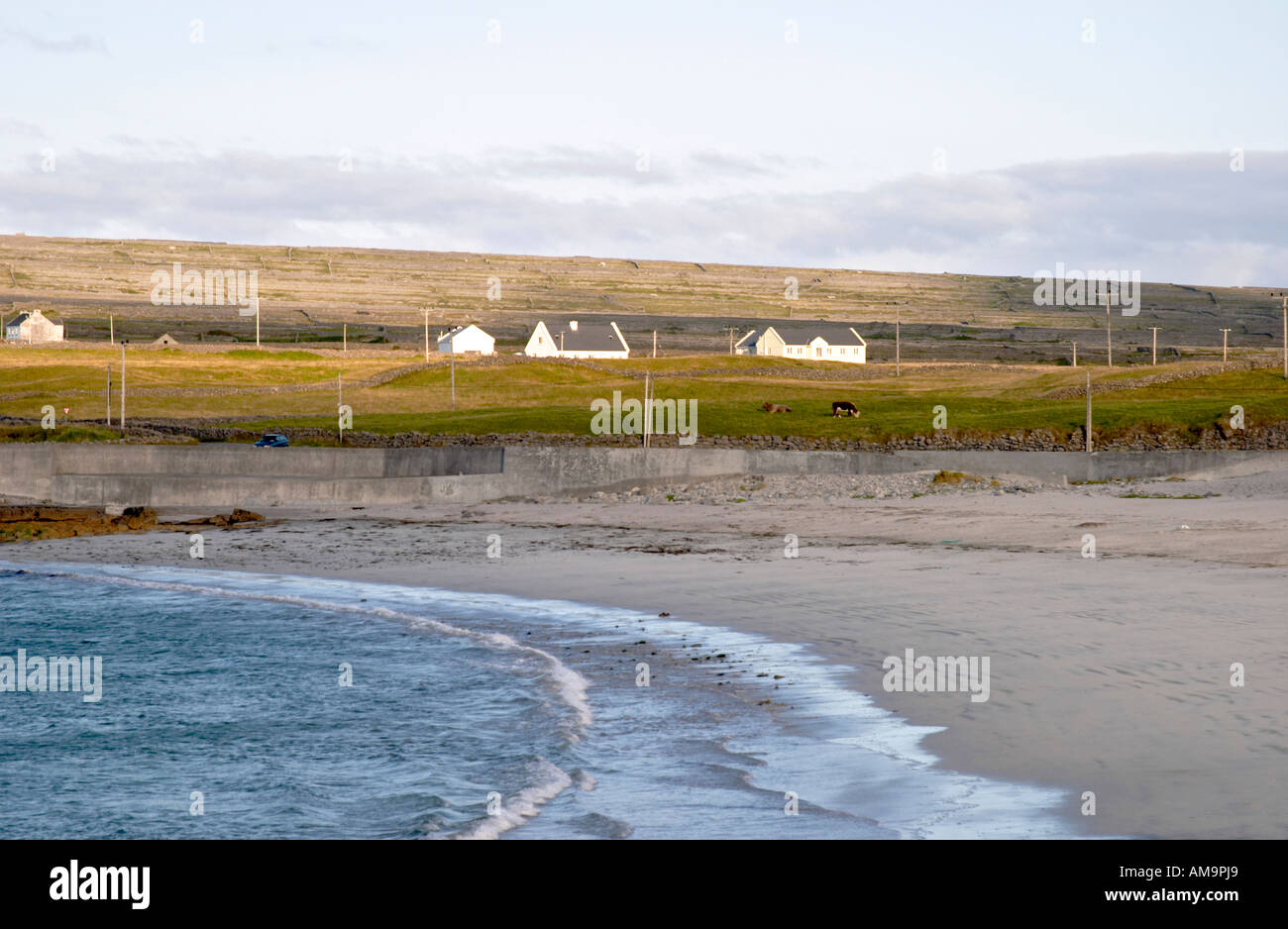 Beach at Inis Mór Aran islands Ireland Stock Photo - Alamy