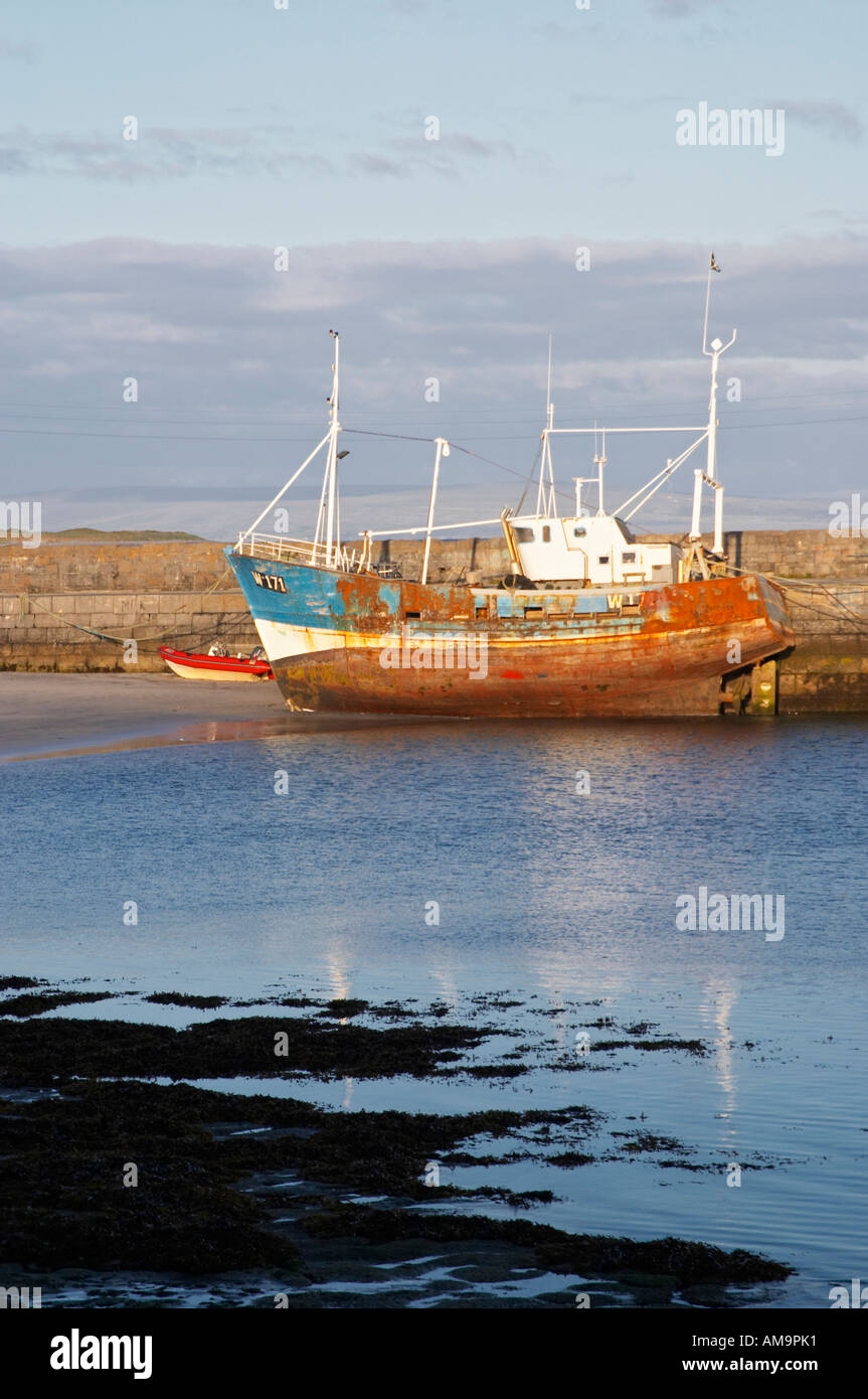 Old fishing boat Aran islands Stock Photo - Alamy