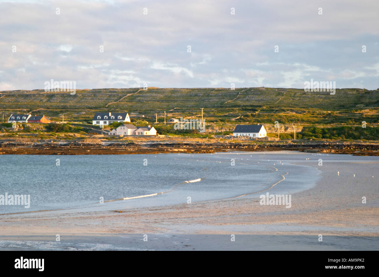 Beach sunset at Inis Mór Aran islands Ireland Stock Photo - Alamy