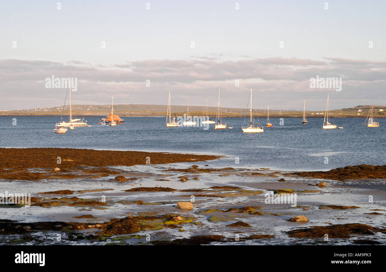 Beach sunset at Inis Mór Aran islands Ireland Stock Photo - Alamy