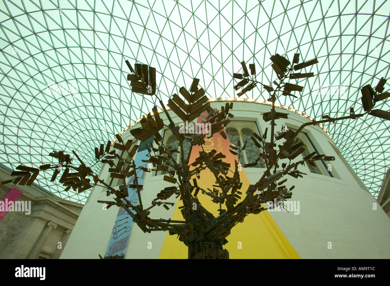 Tree of life a work of art made from decommissioned weapons from the ...