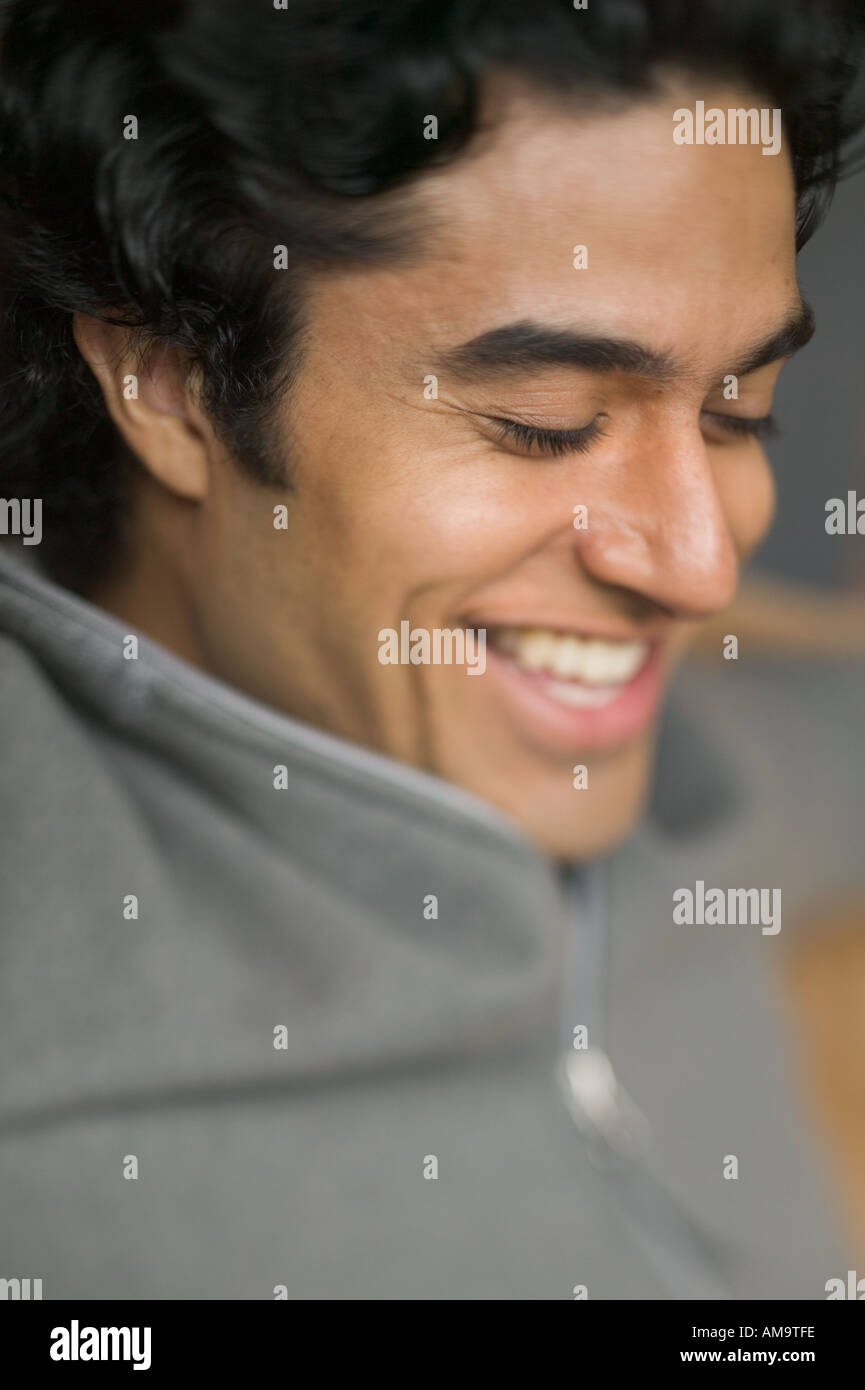 East Indian man portrait Stock Photo - Alamy
