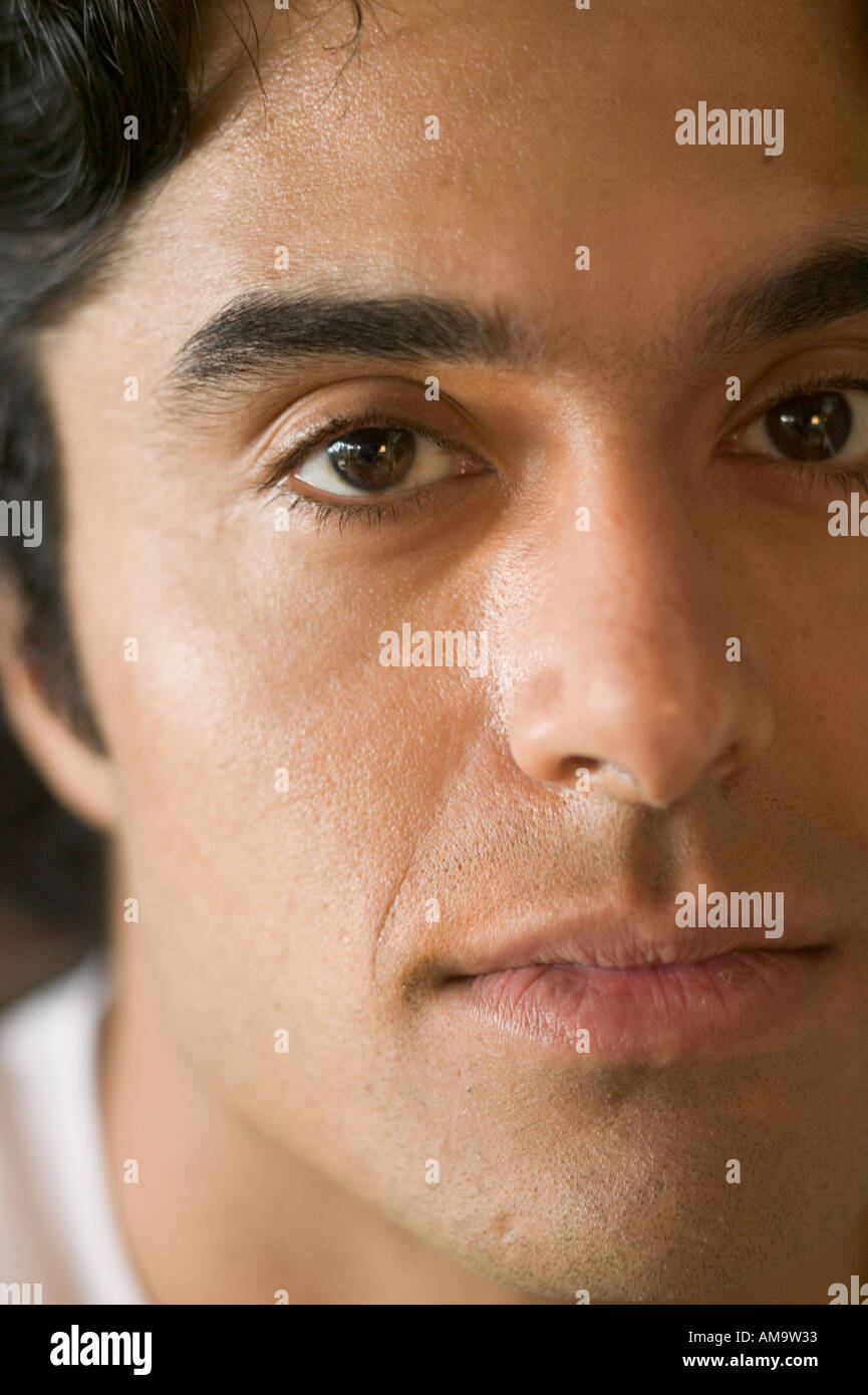 East Indian man portrait Stock Photo - Alamy