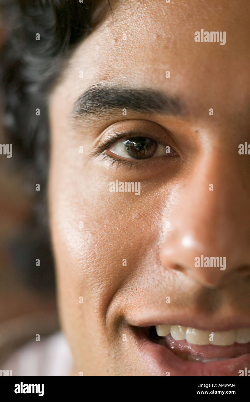 East Indian man portrait Stock Photo - Alamy