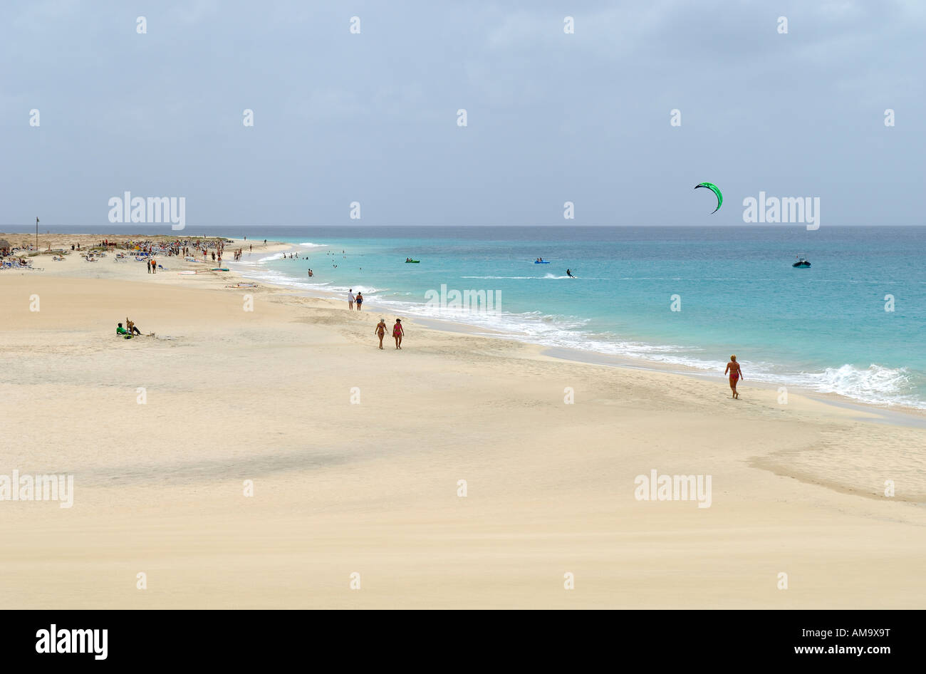 Cape Verde, Sal Island, Santa Maria Beach Stock Photo - Alamy