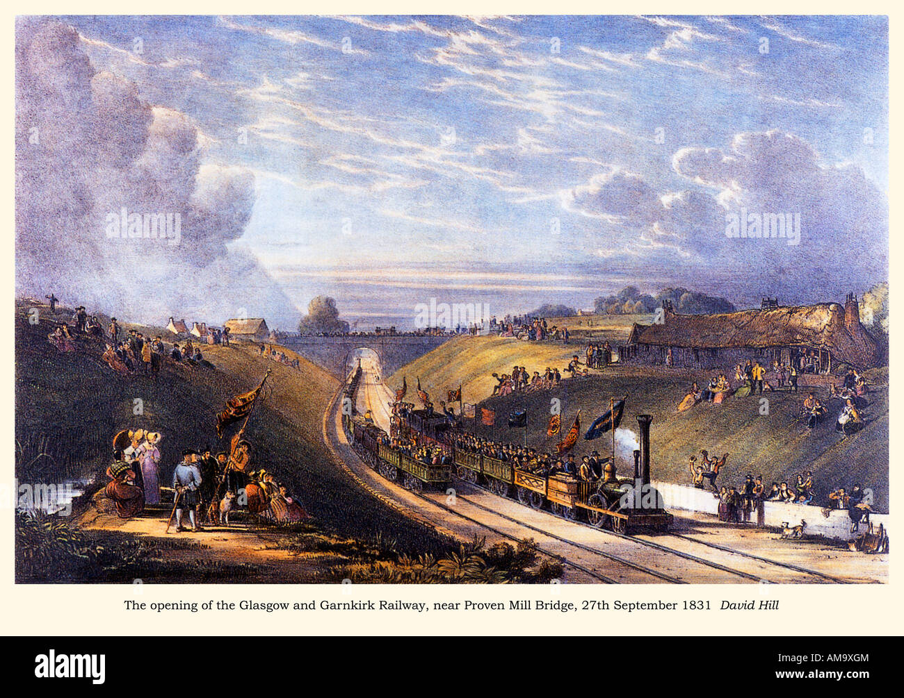 Train poster 19th century hi-res stock photography and images - Alamy