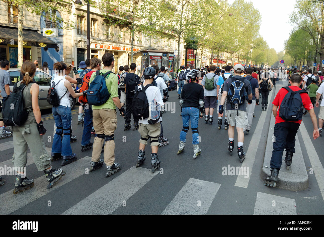Rollerblade Paris High Resolution Stock Photography and Images - Alamy