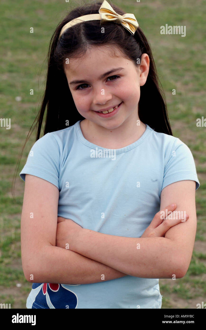 HAPPY SCHOOL GIRL SMILE Stock Photo - Alamy
