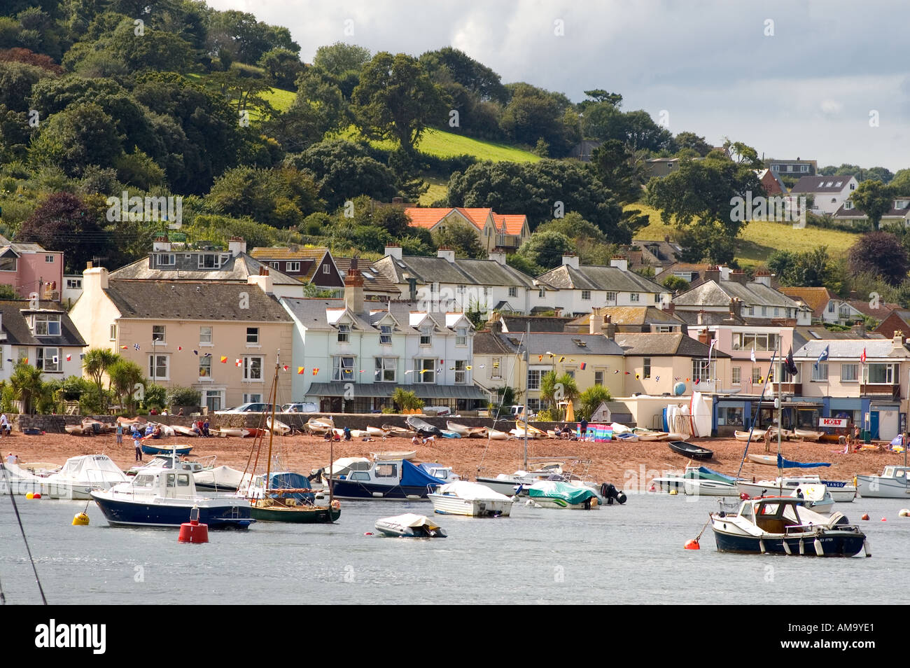 View of Shaldon, and the river Teign, Devon, UK Stock Photo - Alamy