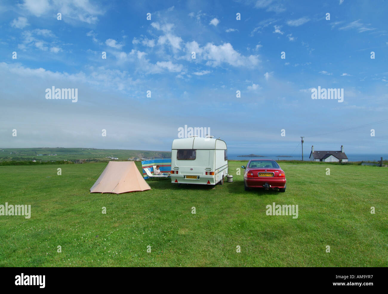 Aberdaron camping hi-res stock photography and images - Alamy