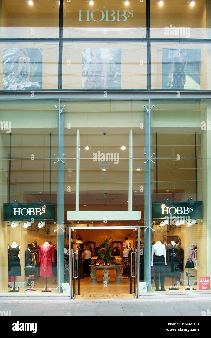 hobbs shop front Department store retail UK United Kingdom England ...