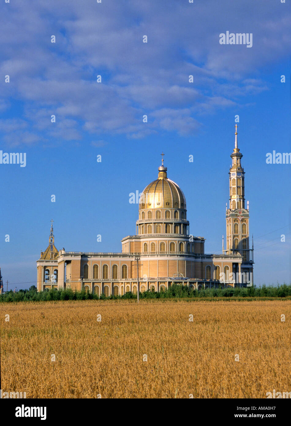 Lichen Basilica the biggest basilica in Poland Stock Photo - Alamy