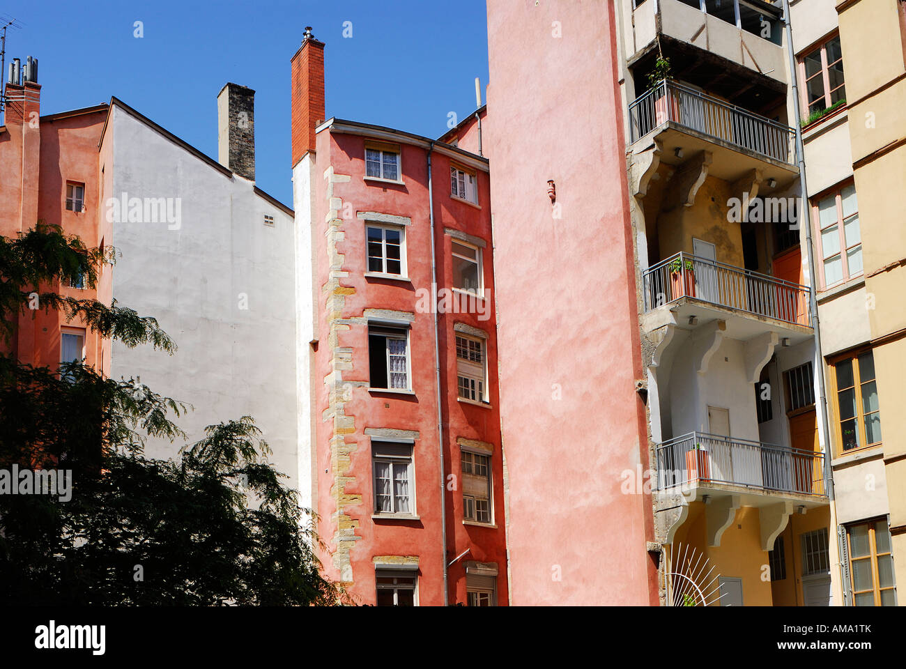 France, Rhone, Lyon, La Croix Rousse District Stock Photo - Alamy