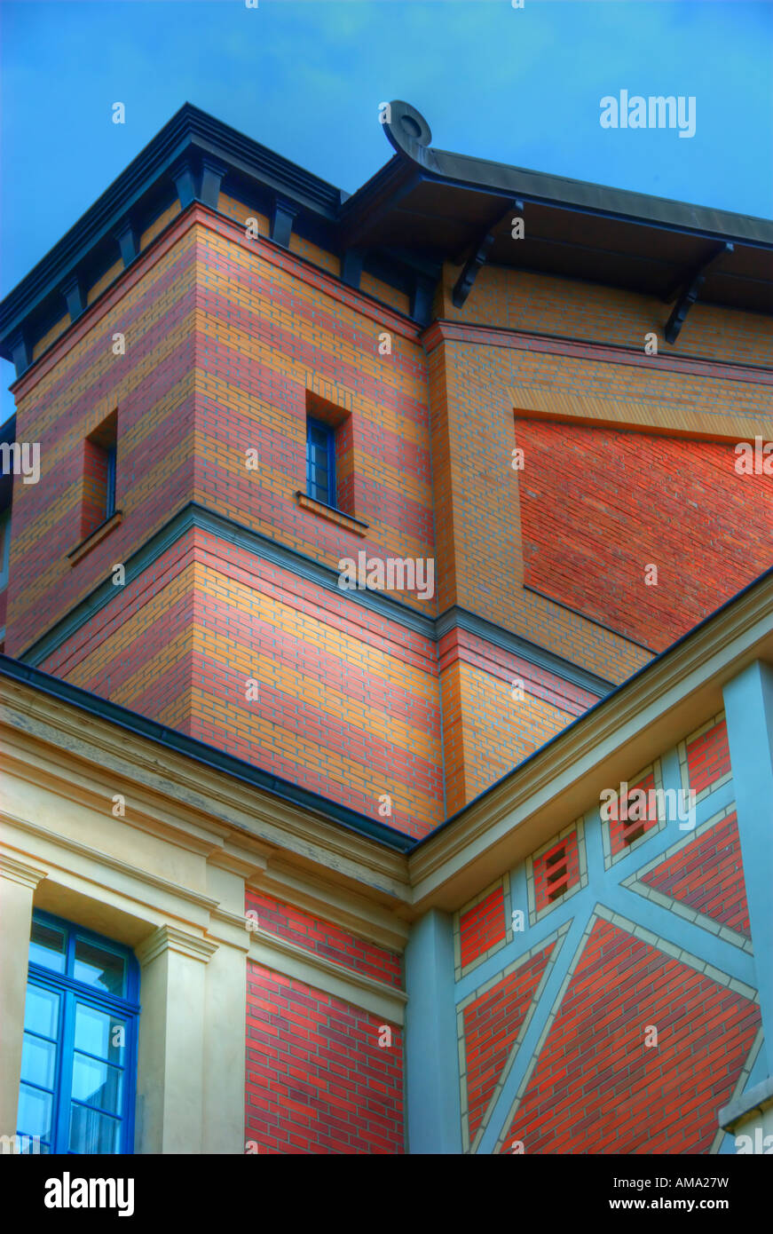 Bayreuth Festival Theatre [theater] in Germany. The opera house is the ...