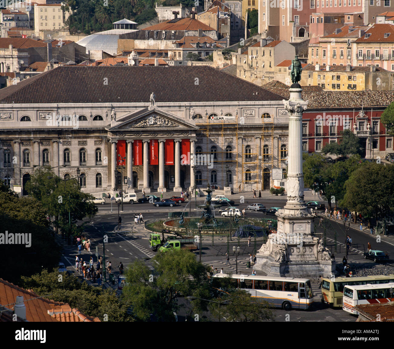 Dom pedro 4 square hi-res stock photography and images - Alamy