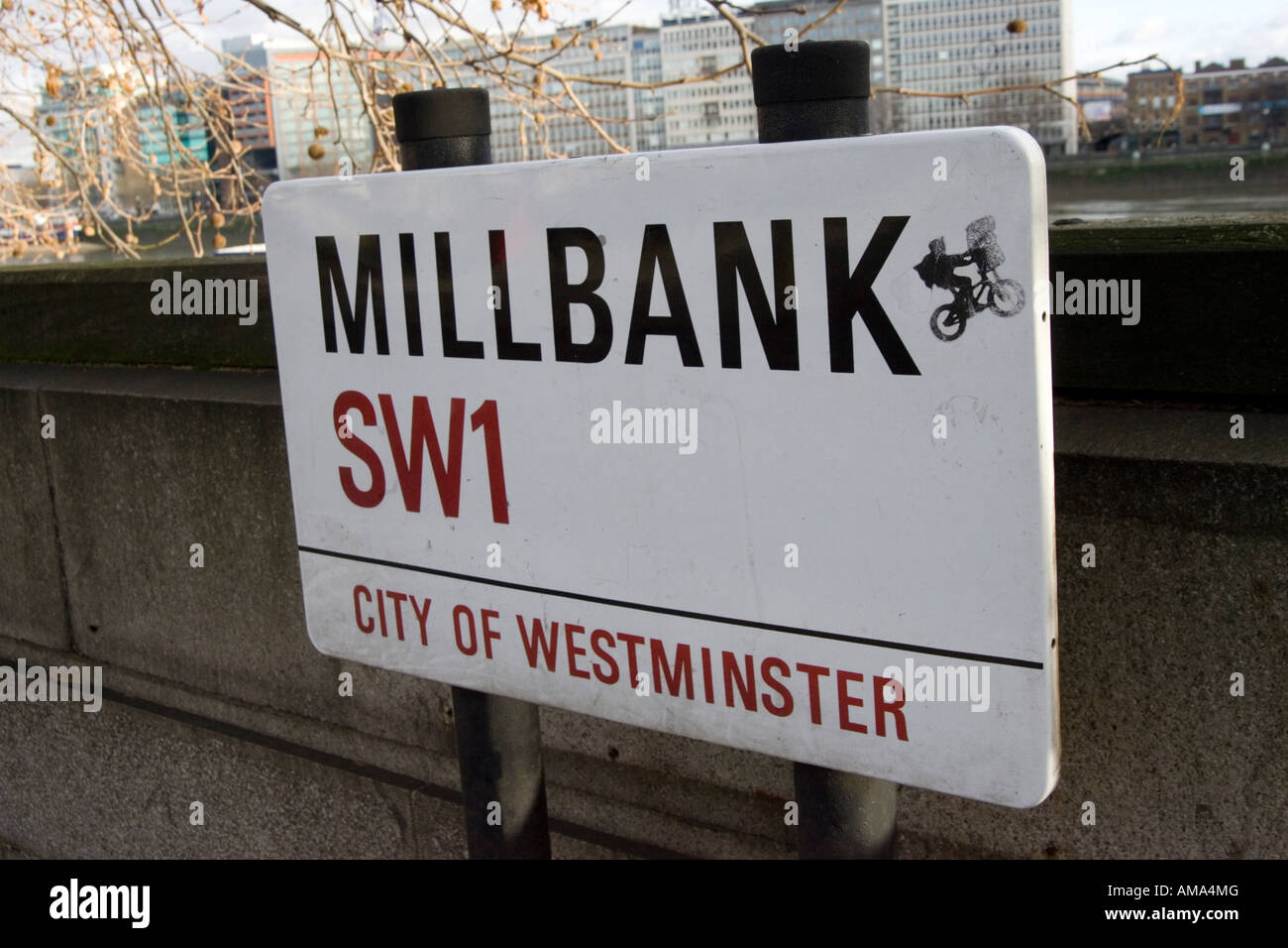 Millbank Sign, Westminster, London UK Stock Photo - Alamy Millbank Sign, Westminster, London UK Stock Photo - Alamy