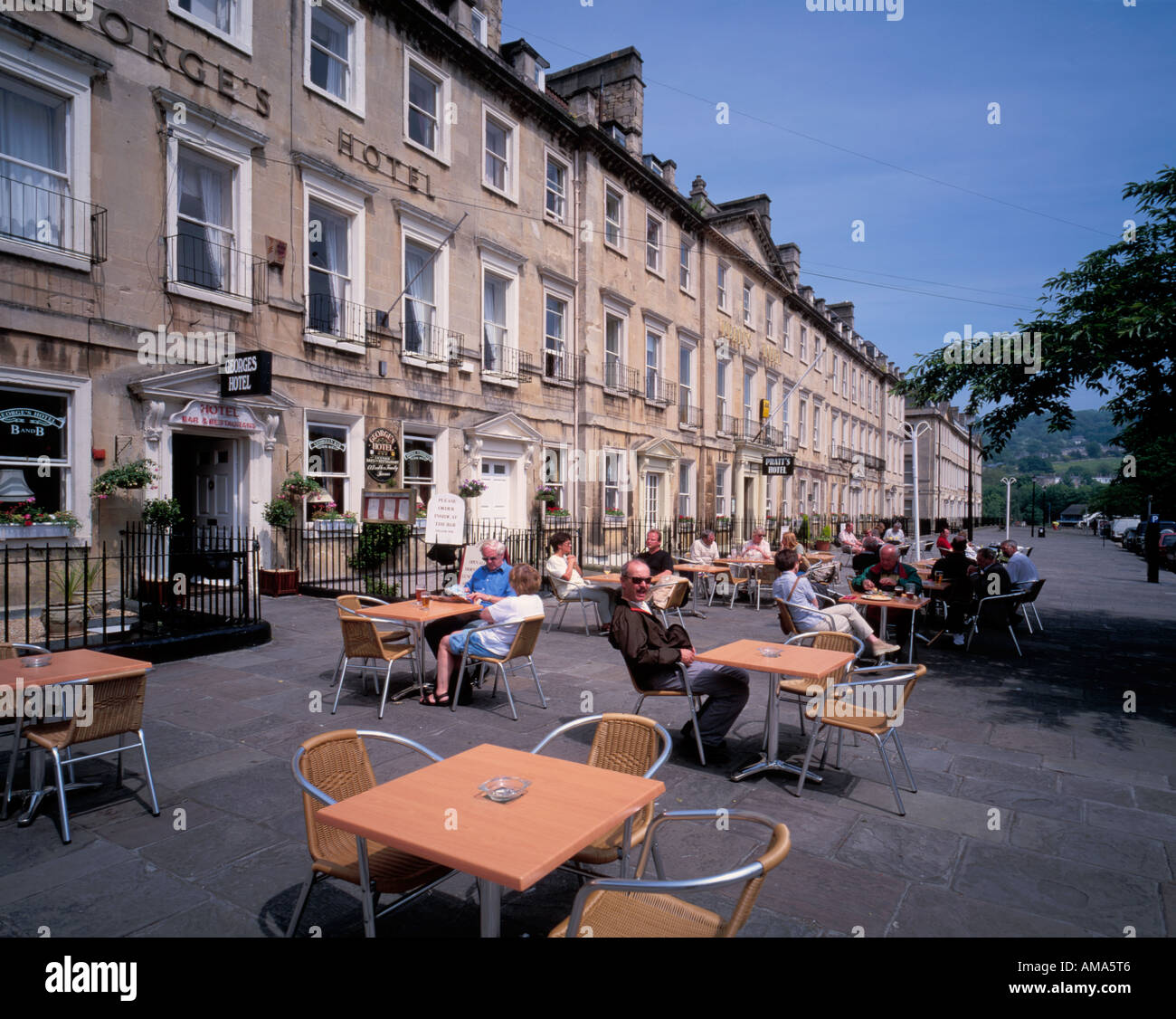 George street in bath somerset hi-res stock photography and images - Alamy