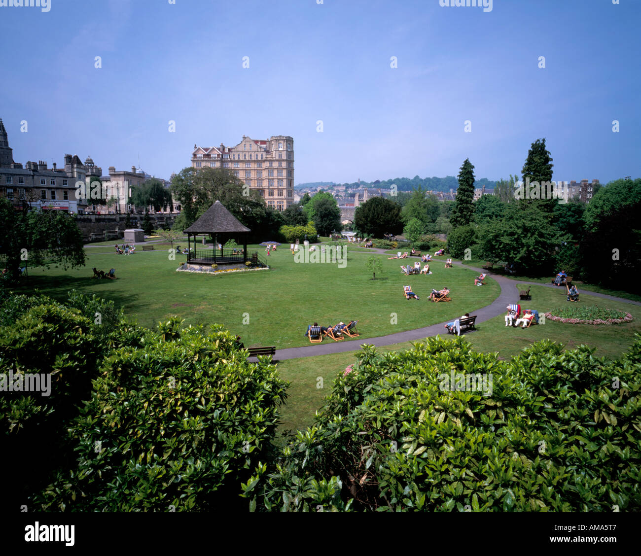 Parade Park Bath England Stock Photo - Alamy