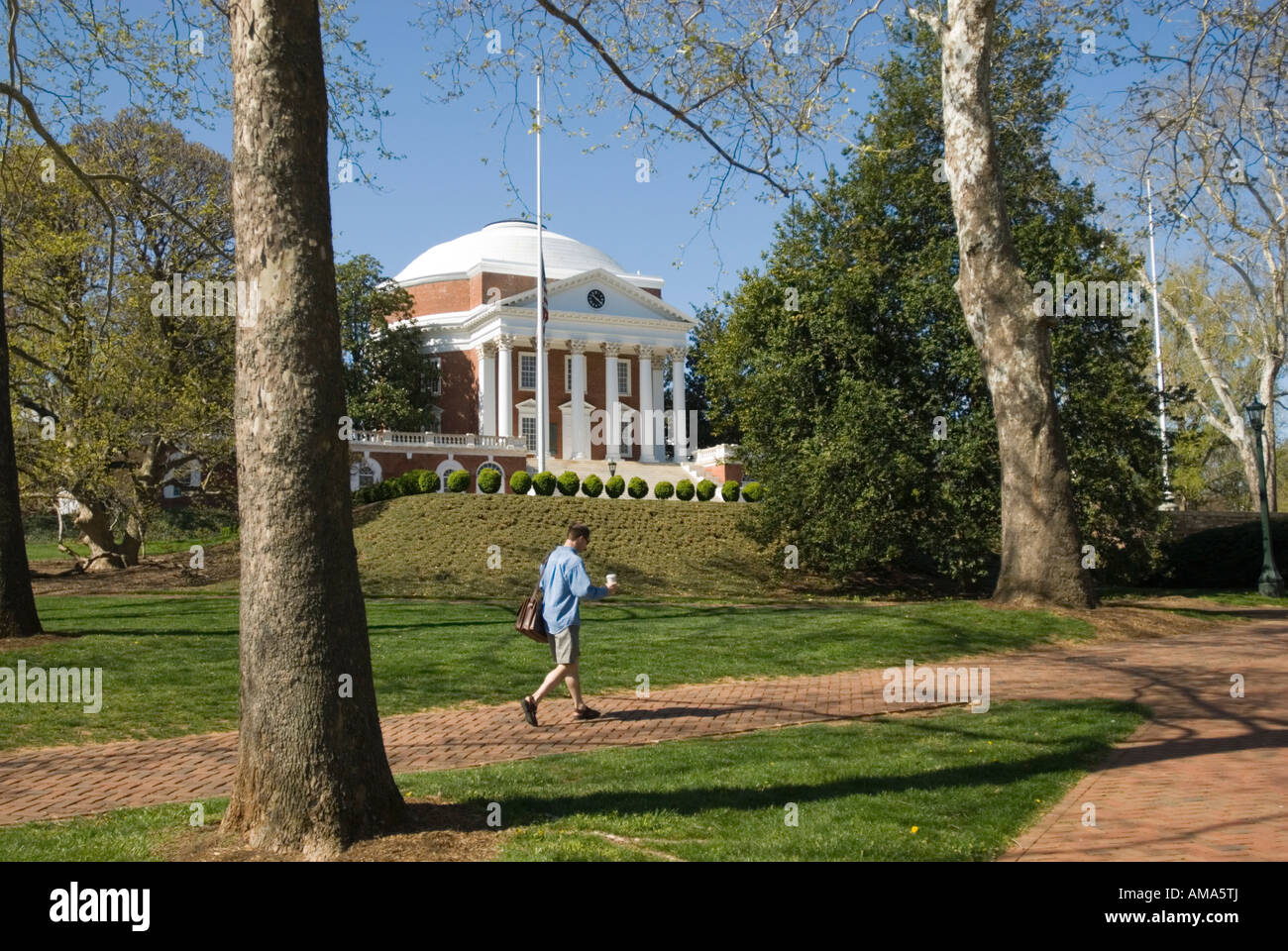 The Rotunda at the University of Virginia in Charlottesville, Virginia ...