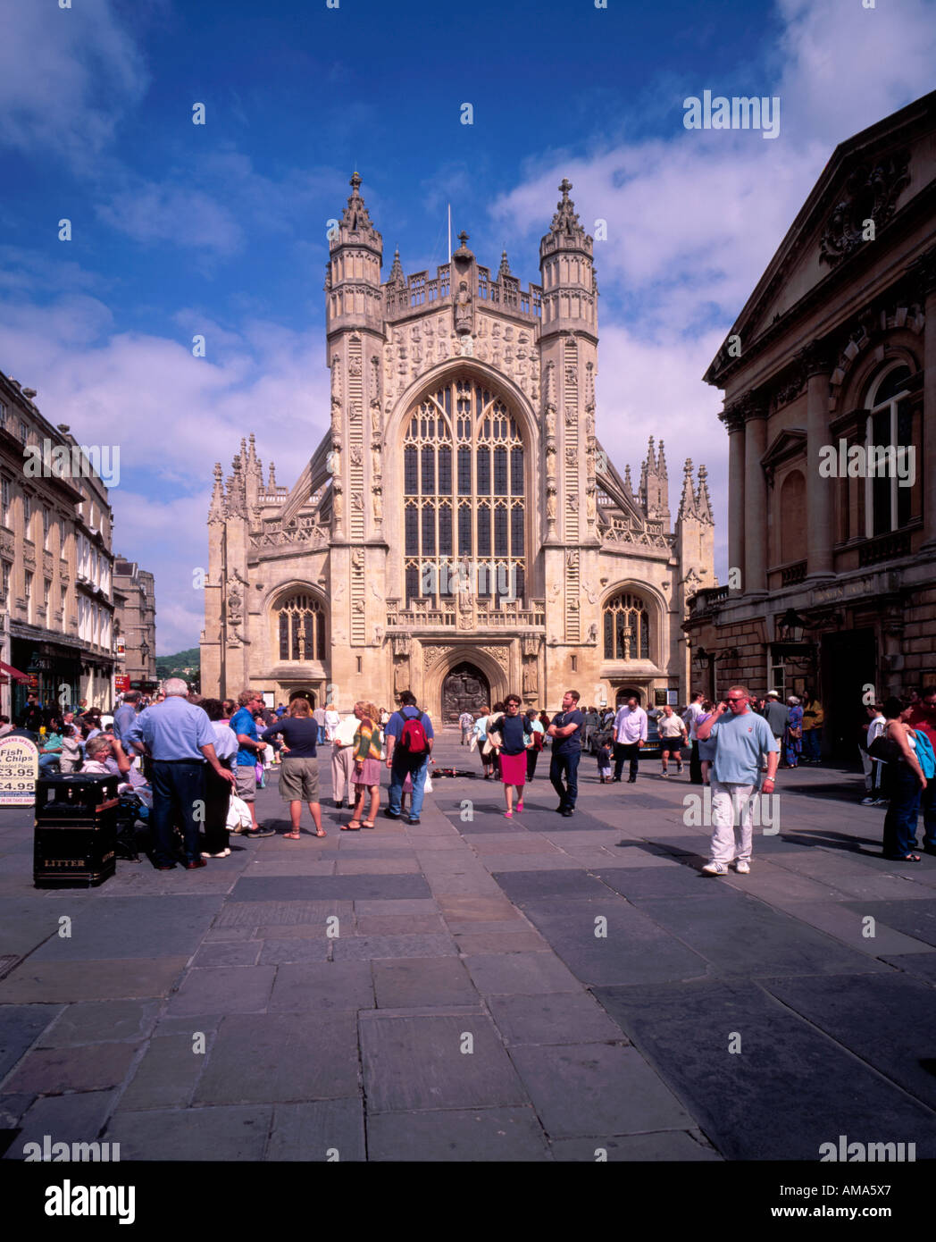 Abbey Church Bath England Stock Photo - Alamy