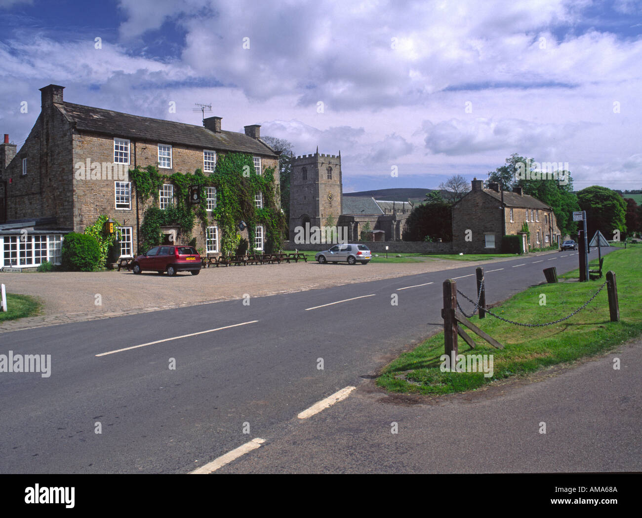 Romaldkirk Village Teesdale County Durham Stock Photo - Alamy
