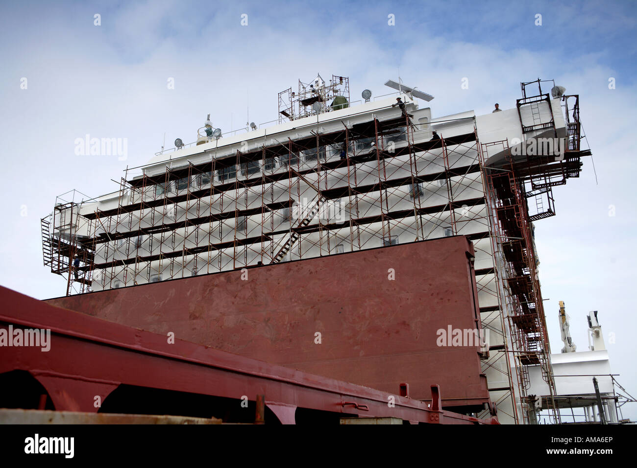 Shipbuilding Ha Long Ship Yard North Vietnam Asia Stock Photo - Alamy