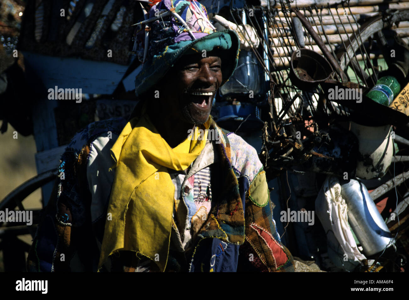 Portrait of native south african man in hat Stock Photo - Alamy