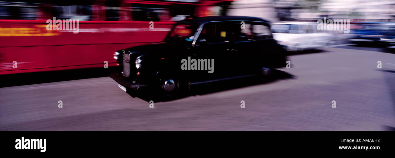 London taxi speed fast motion moving hi-res stock photography and ...