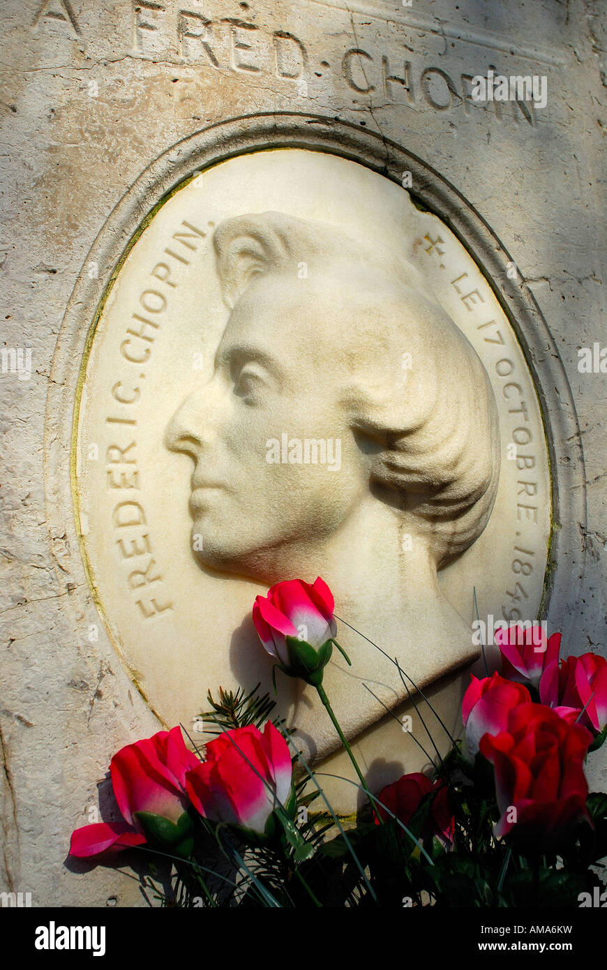 France, Paris, Pere Lachaise cemetery, Chopin tomb Stock Photo - Alamy