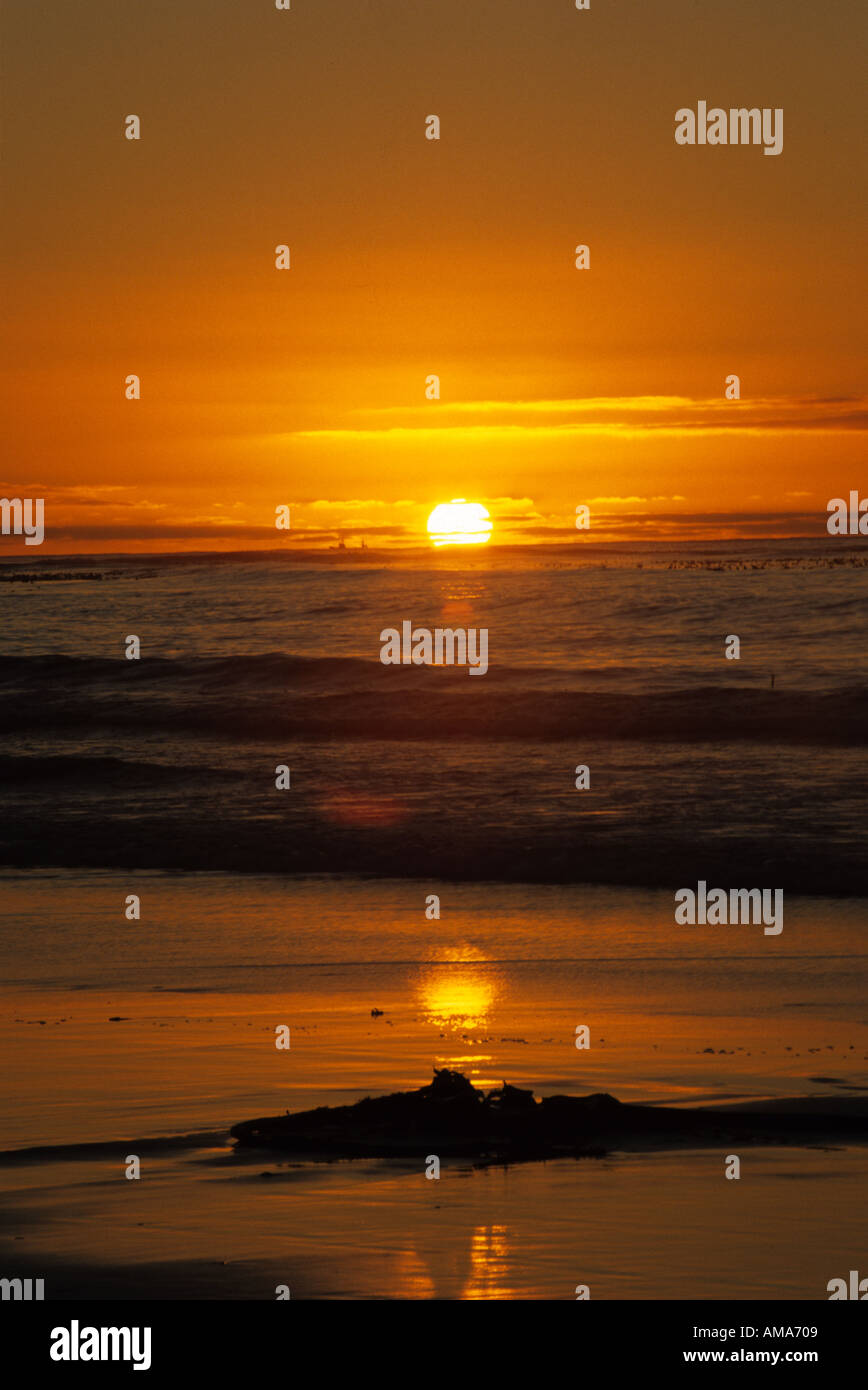sunset cape coast south africa Stock Photo - Alamy